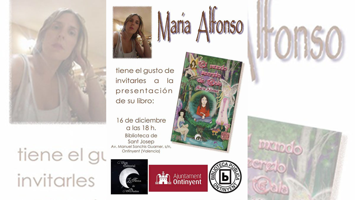 L’ontinyentina Maria Alfonso presenta la seua novel·la “El mundo ...